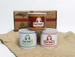 3 Pack of 12 oz. Tins - Aunt Rubys Peanuts