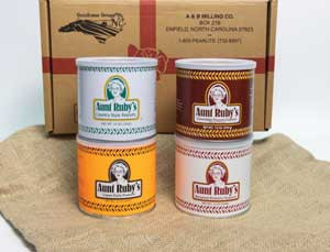 4 Pack of 12 oz. Tins - Aunt Rubys Peanuts