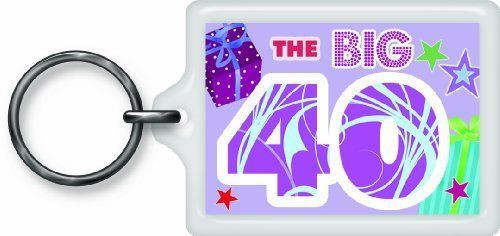 The Big 40 Sentimental Keyring - Birthday Gift - Stationery Wholesale