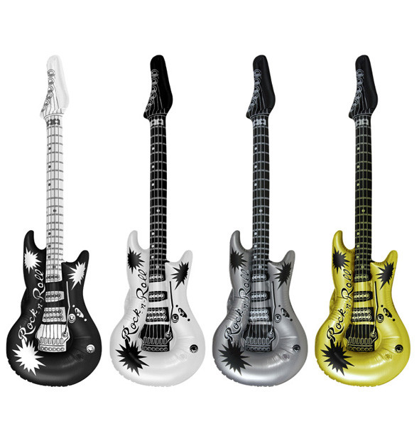 INFLATABLE GUITAR 106CM ROCK & ROLL - Stationery Wholesale