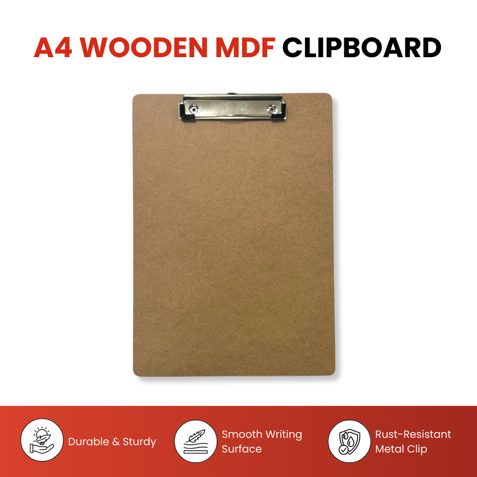A5 Wooden Clipboard - Stationery Wholesale