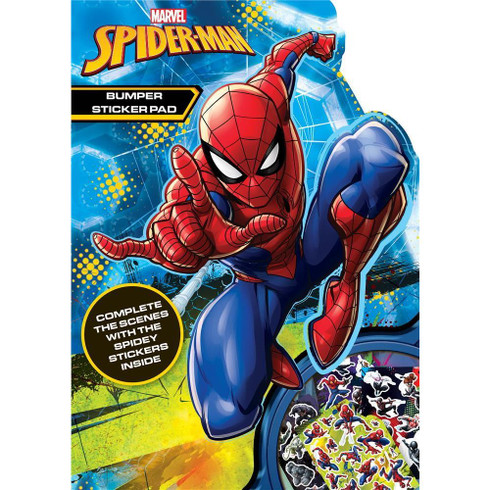 Spiderman Bumper Sticker Pad - Stationery Wholesale