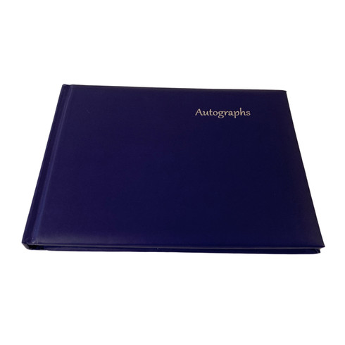 Navy Blue Autograph Book by Janrax - Signature End of Term School ...