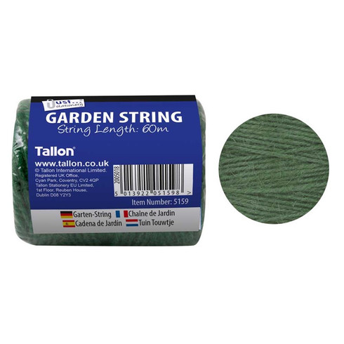 60m Ball of Green Garden String - Stationery Wholesale