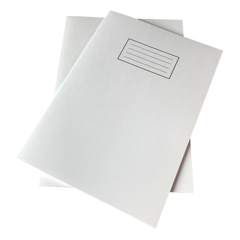 Pack of 25 Janrax A4 White 80 Pages Feint and Ruled Exercise Books ...