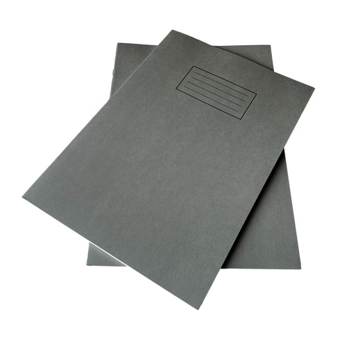 Pack of 25 Janrax A4 Grey 80 Pages Feint and Ruled Exercise Books ...