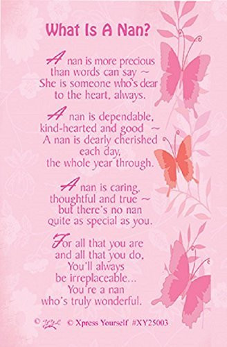 What Is A NAN Nice Verse Xpress Yourself Keepsake Greeting Card ...