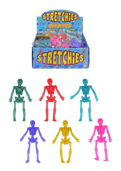 9cm Stretch Skeletons - Stationery Wholesale