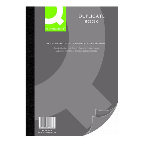 A4 Feint Ruled Duplicate Book - Stationery Wholesale