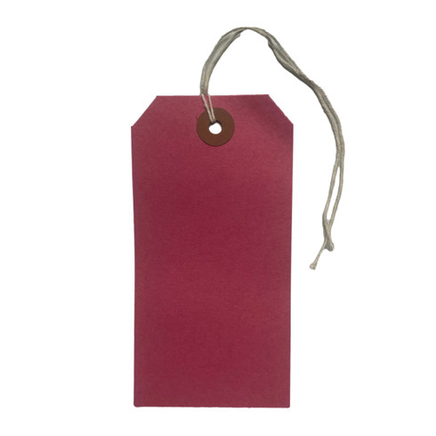 Box of 1000 120 x 60mm Red Luggage Tags - Stationery Wholesale