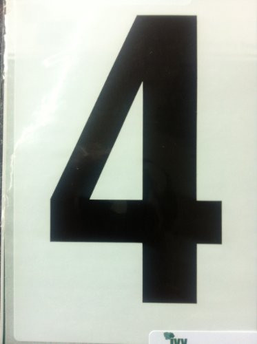 Waterproof Wheelie Bin Number 4 Sticker - Stationery Wholesale