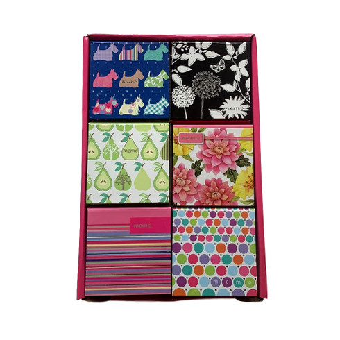 180 Sheets Illustrated Note Pad Block - Stationery Wholesale