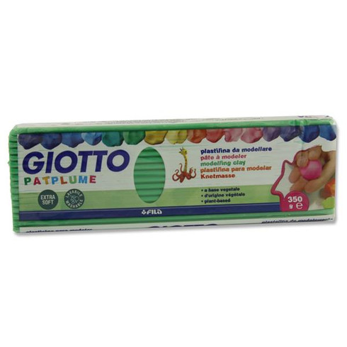 350g Light Green Modelling Clay by Giotto - Stationery Wholesale