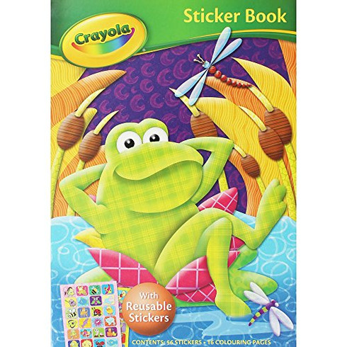 Crayola Sticker Book with Stickers - Frog - Stationery Wholesale