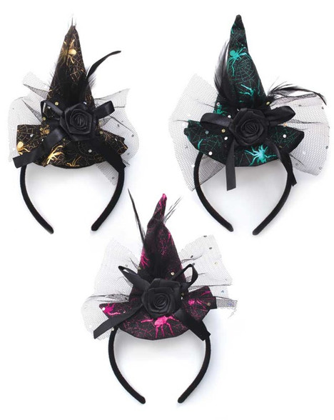 Single Halloween Witches Hat Headband - Stationery Wholesale