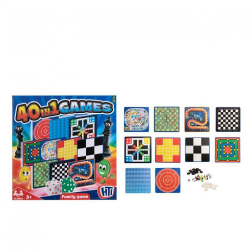 40 In 1 Board Games - Stationery Wholesale