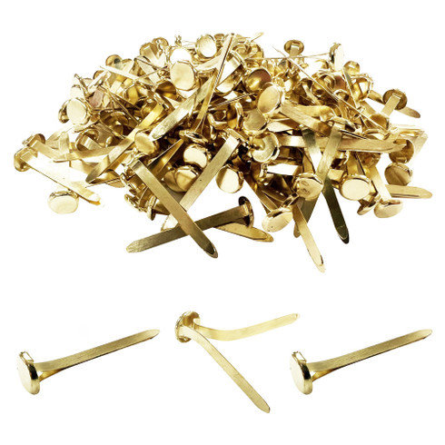 Pack of 200 30mm Brass Paper Fasteners - Stationery Wholesale