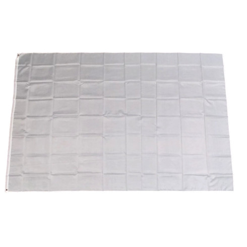 Plain White Flag 9ft x 6ft - Stationery Wholesale