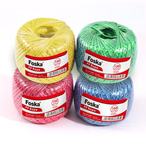 100m Coloured PP String Rope 70g - Stationery Wholesale