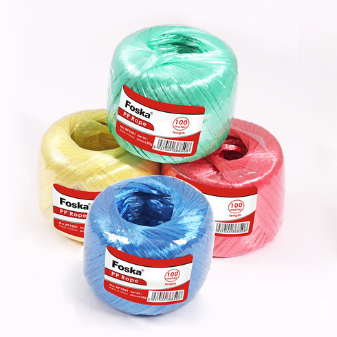 100m Coloured PP String Rope 80g - Stationery Wholesale