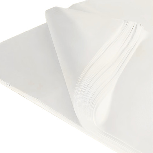 White Tissue Paper 500 x 750mm 480 Sheets Per Ream - Ideal for Gift ...