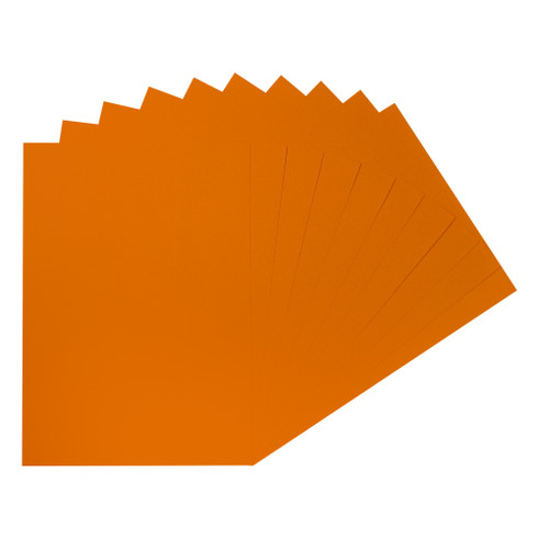 Pack of 100 A4 Orange Coloured Paper 75gsm Sheets - Stationery Wholesale
