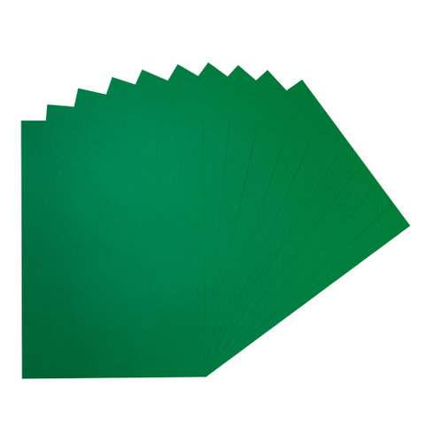 Pack of 100 A4 Dark Green Coloured Paper 75gsm Sheets - Stationery ...