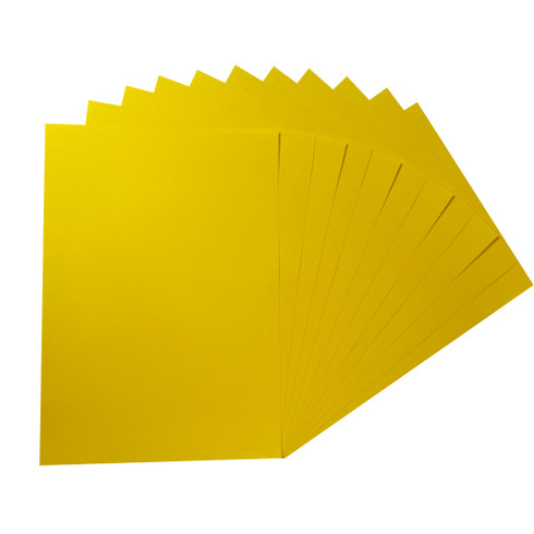 Pack of 100 A5 Yellow Coloured Paper 75gsm Sheets - Stationery Wholesale