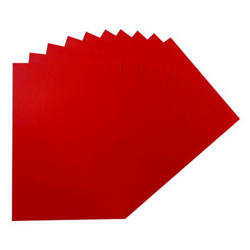 Pack of 100 A5 Red Coloured Paper 75gsm Sheets - Stationery Wholesale