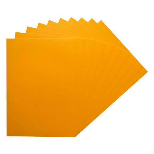 Pack of 100 A5 Fluorescent Orange Coloured Paper 75gsm Sheets ...