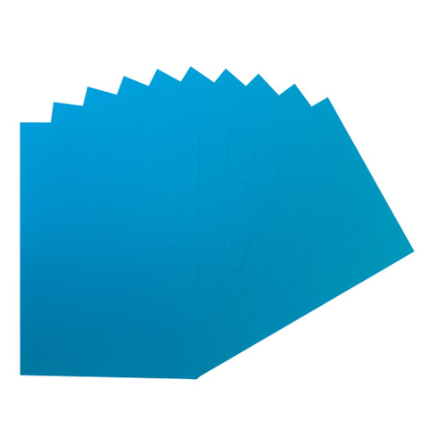 Pack of 50 A5 Blue Coloured Card 160gsm Sheets - Stationery Wholesale