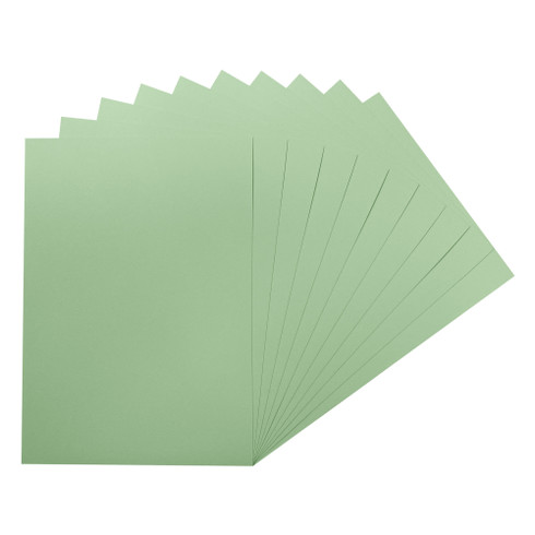 Pack of 50 A5 Pastel Green Coloured Card 160gsm Sheets - Stationery ...