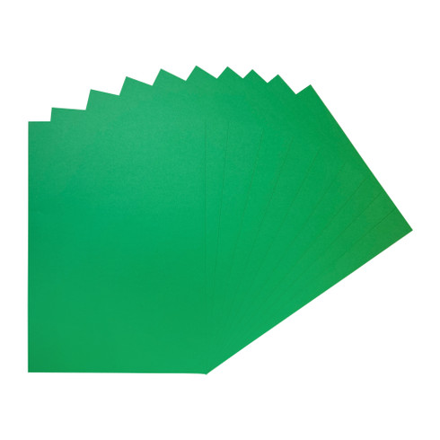 Pack of 50 A4 Green Coloured Card 160gsm Sheets - Stationery Wholesale