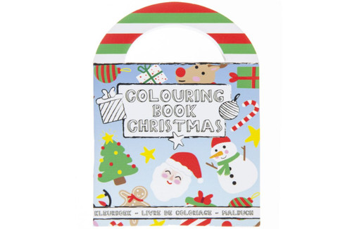 Christmas Coloring Mini Book with Stickers - Stationery Wholesale