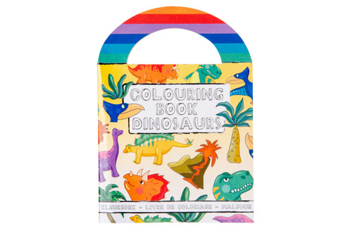 Dinosaur Coloring Mini Book with Stickers - Stationery Wholesale