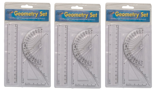 4 Piece Geomerty Set (Small) - Stationery Wholesale