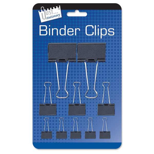 Assorted binder clips store