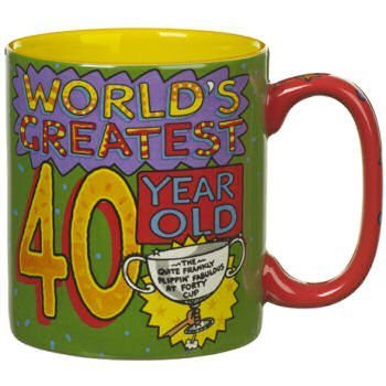 World's Greatest 40 Year Old Mug - Stationery Wholesale