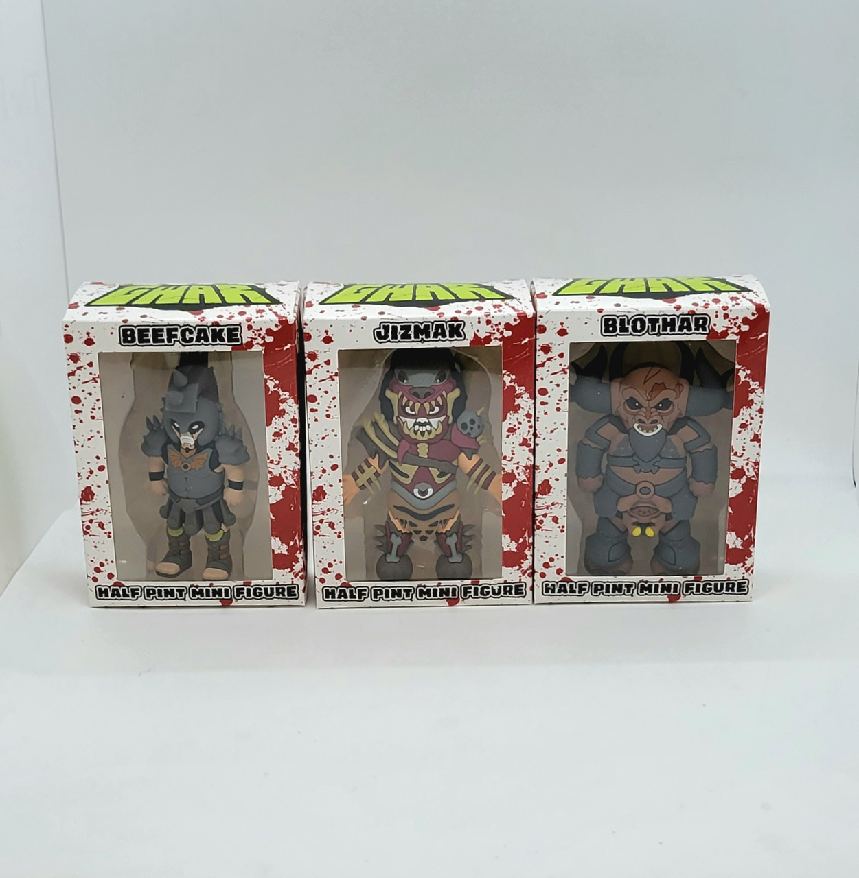 Knuckleheadz Toys GWAR Half Pint Vinyl Mini Figures
