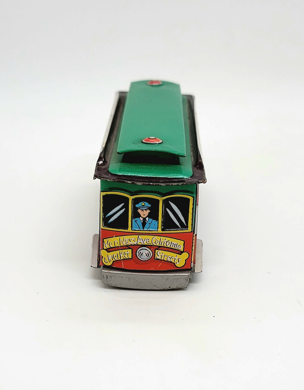 Vintage Municipal Railway of San Francisco Tin Litho Friction Trolley ...