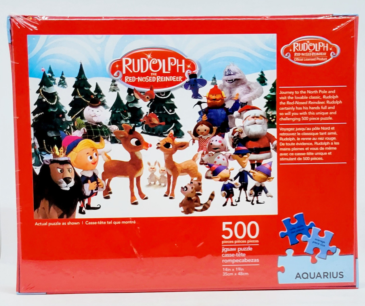 Aquarius Rudolph the Red-Nosed Reindeer Jigsaw Puzzle - 500 Pieces