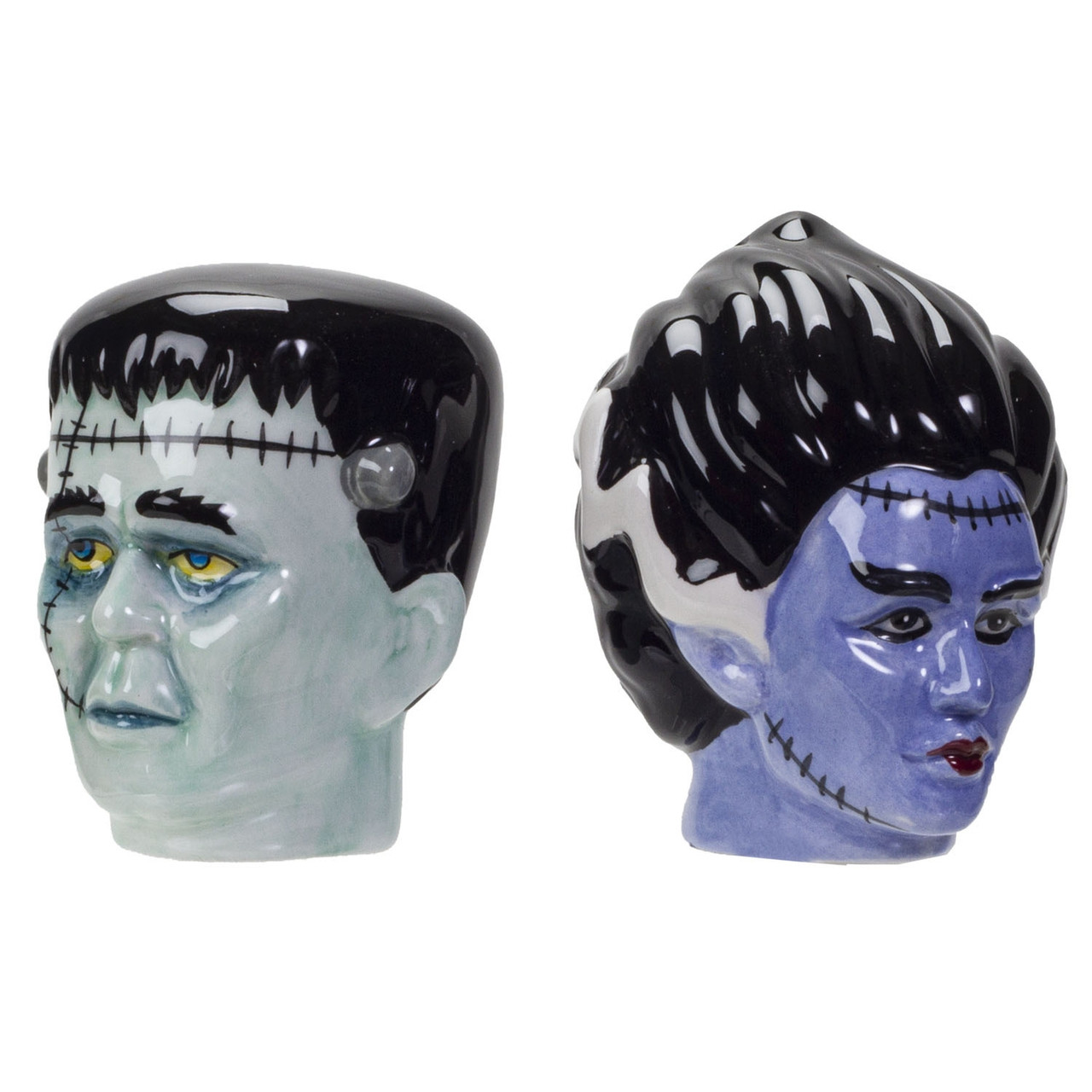 Pacific Giftware Mr. & Mrs. Frankenstein Salt and Pepper Shakers Set