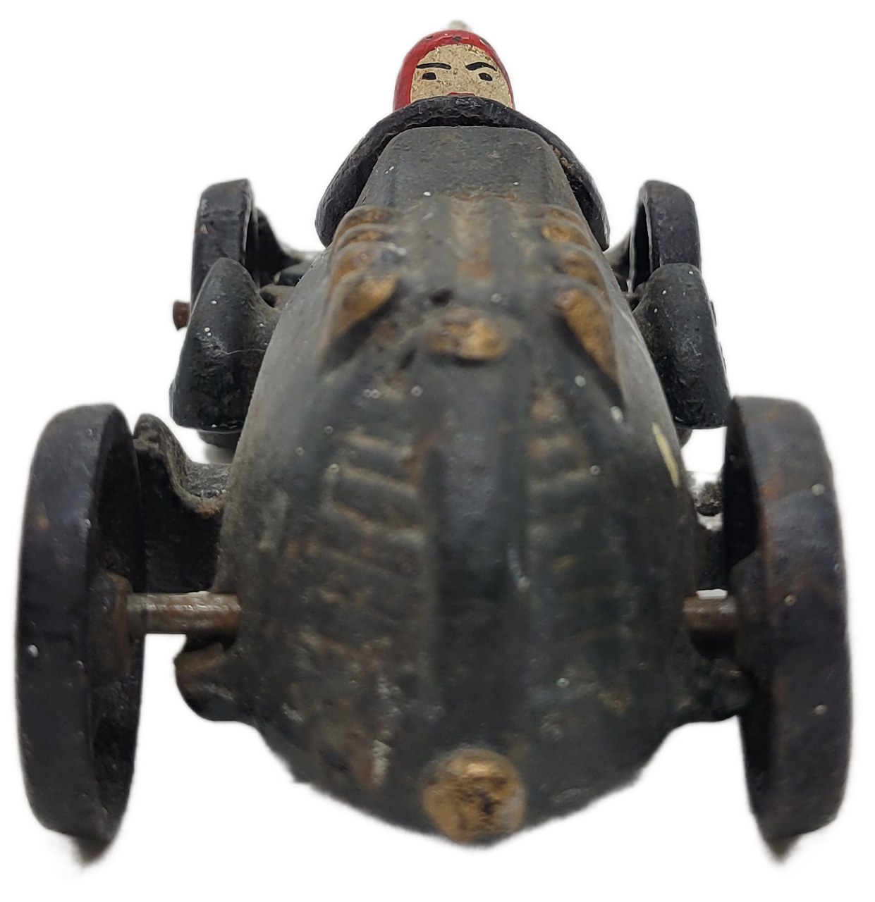 Vintage Cast Iron Reproduction Toy Race Car