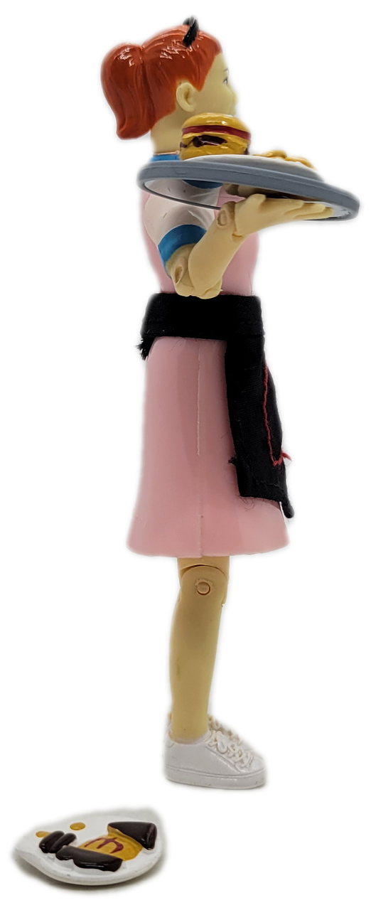 Accoutrements 2008 Waitress 5" Action Figure Toy (LOOSE)