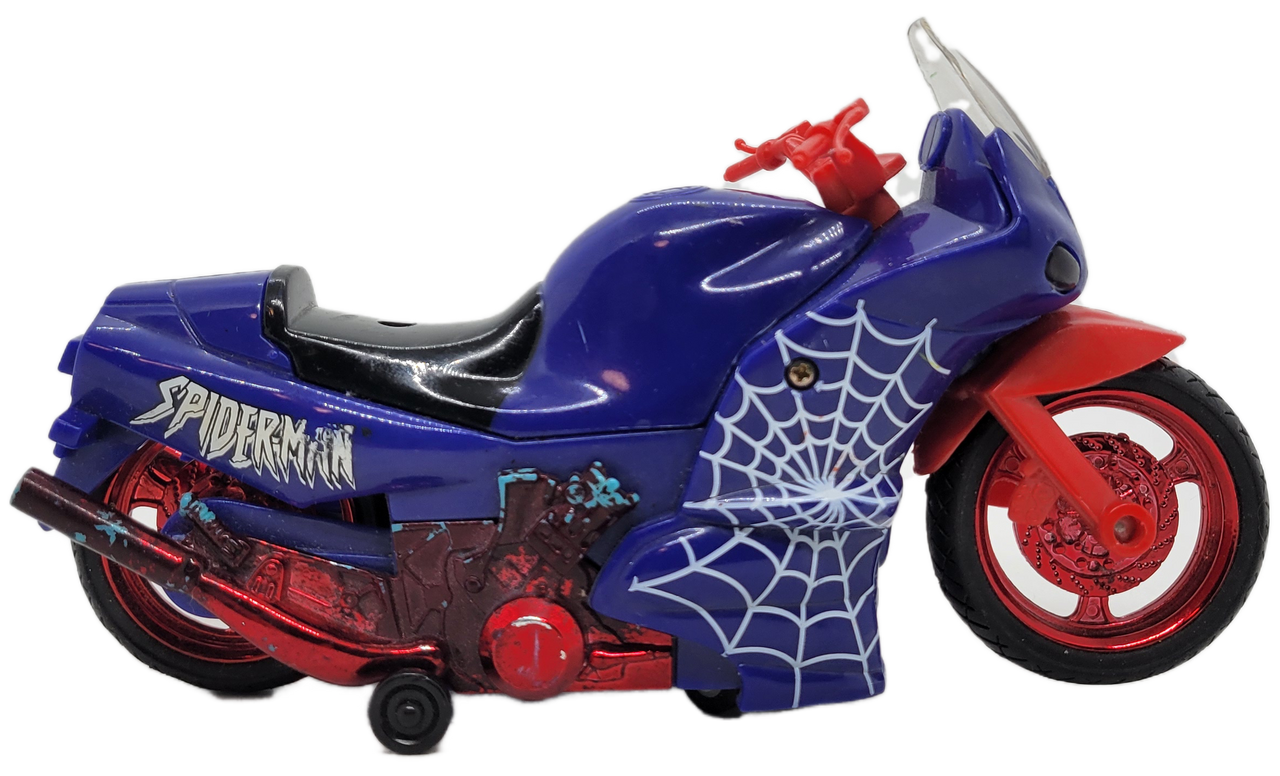 Marvel 2002 Spider-Man The Movie Motorcycle (Not Working)