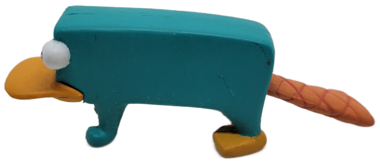 Disney Phineas & Ferb Perry the Platypus .75" PVC Figure