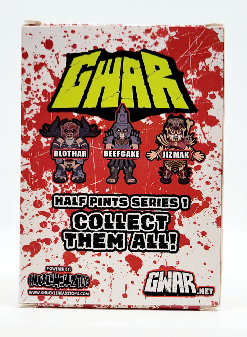 Knuckleheadz Toys GWAR Beefcake Half Pint Vinyl Mini Figure