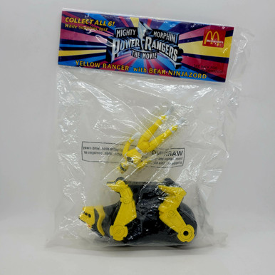 McDonald's Happy Meal Toy 1995 Mighty Morphin Power Rangers Yellow ...