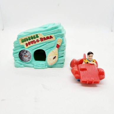 McDonald's Happy Meal Toy 1994 The Flintstones #1 Fred & Bedrock Bowl-O ...