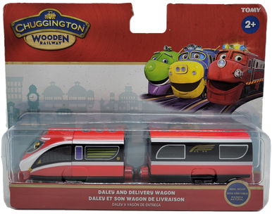 TOMY 2015 CHUGGINGTON Wooden Railway Daley and Delivery Wagon